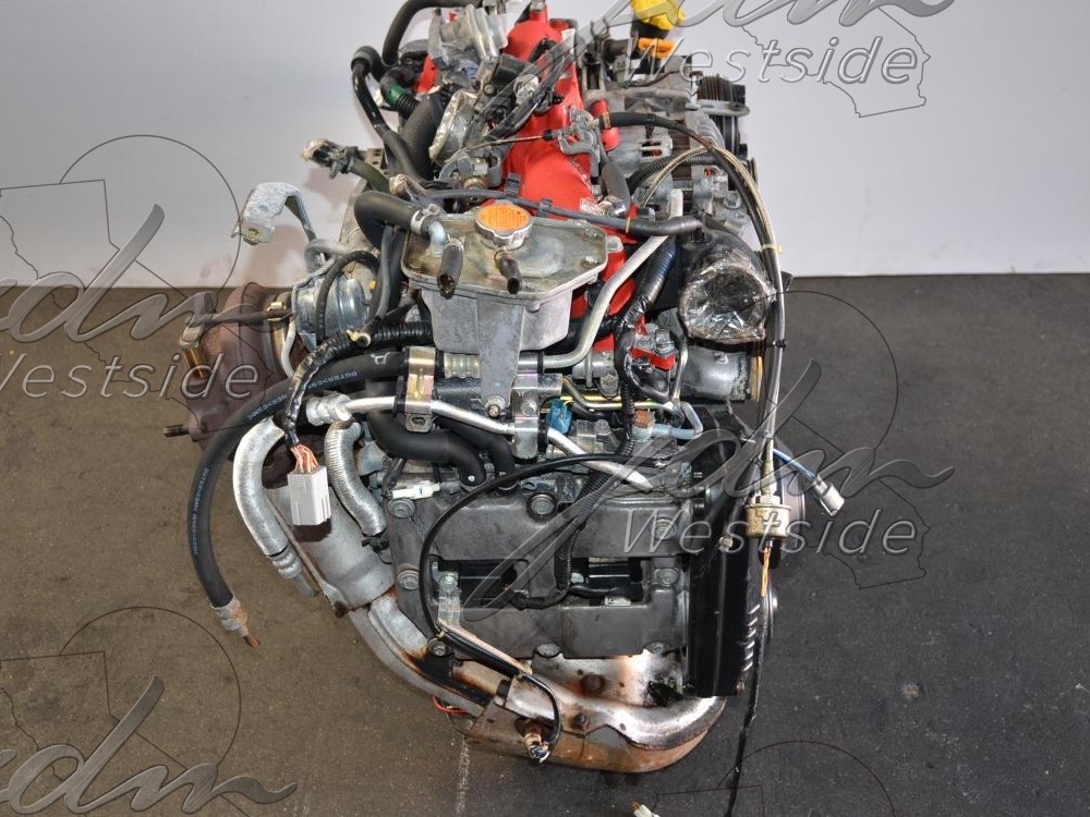 JDM SUBARU WRX STI EJ207 V7 ENGINE ONLY VF30 SINGLE SCROLL STI ENGINE ...